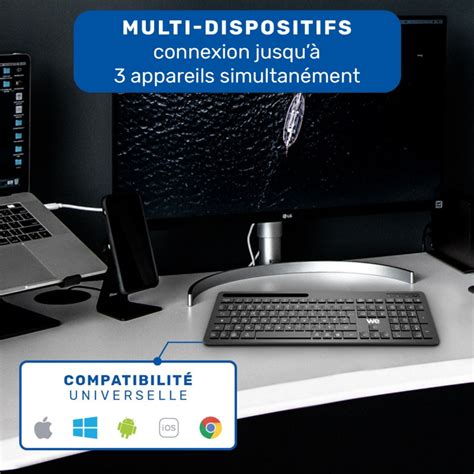 Clavier sans fil Bluetooth à prix réduit