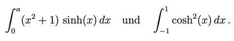 Solved Hyperbolic Sine And Cosine The Hyperbolic Sine And