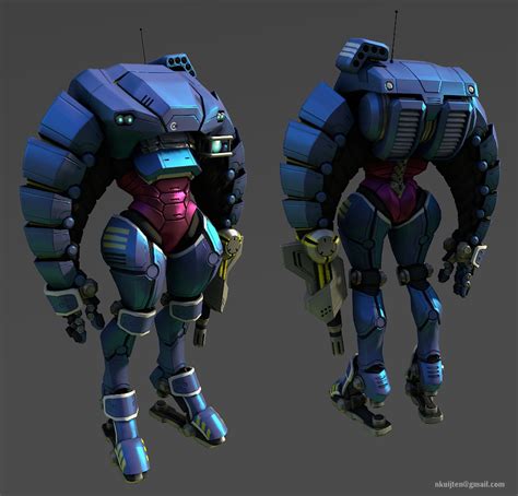 Metroid Inspired Mech Girl — Polycount