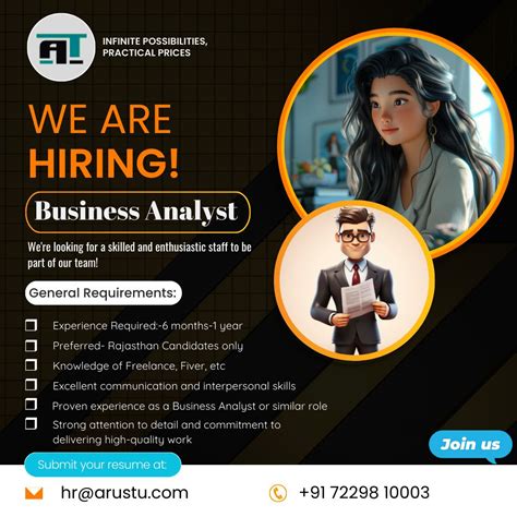 Arustu Technology On Linkedin Businessanalyst Jobsearch Analystjobs Nowhiring Jobalert