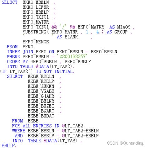 sap abap select语法sql语法详解 abap select csdn博客