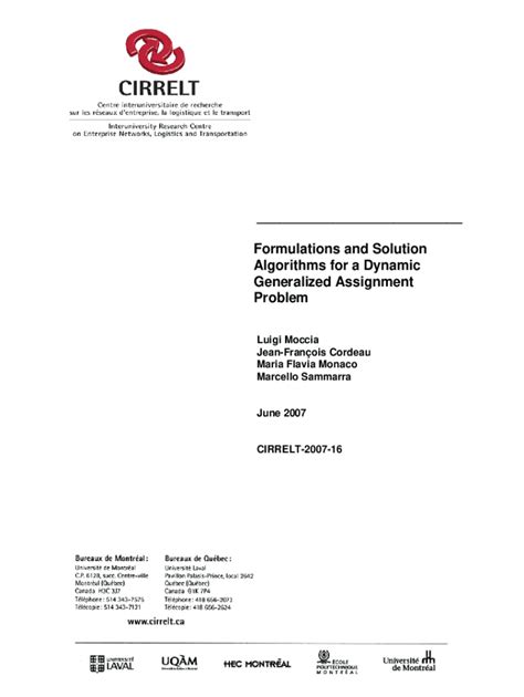 Fillable Online Pdf Formulations And Solution Algorithms For A Dynamic Fax Email Print