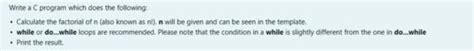 Solved Write A C Program Which Does The Following Chegg