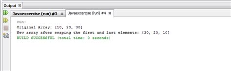 Write A Java Program To Swap The First And Last Elements Of An Array And Create A New Array
