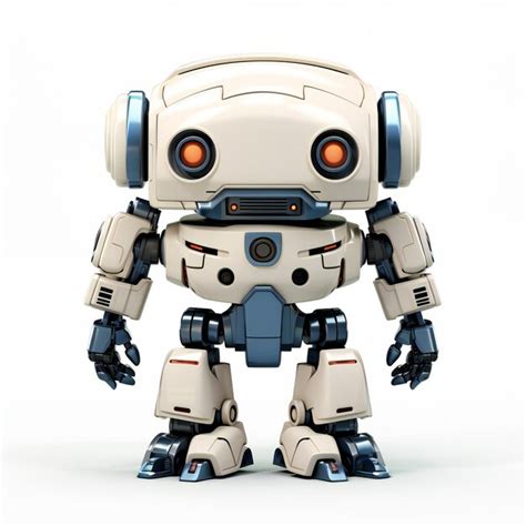 Premium Photo A Robot On White Background