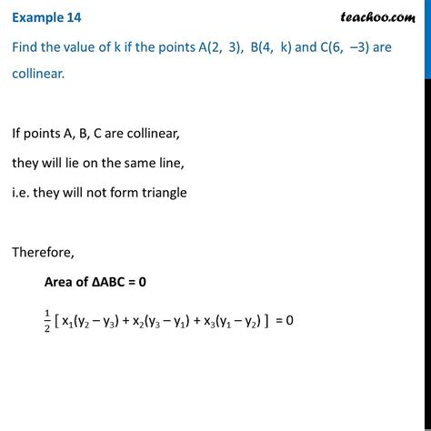 Question 4 Find Value Of K If A 2 3 B 4 K C 6 3