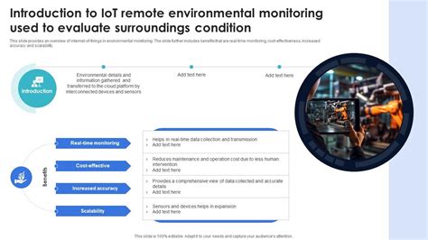 introduction to iot remote environmental monitoring used optimization