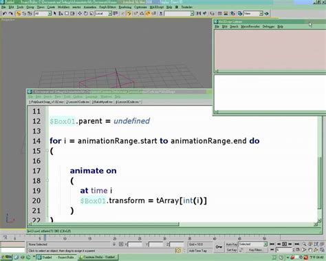 Max Script 教學 Max Script Basic Lesson Part5 Youtube