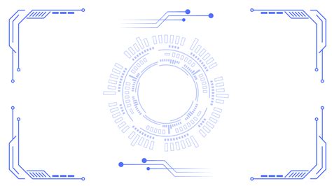 Hi Tech Frame Element Technology HUD Scifi Square Shape Design 38143569 PNG