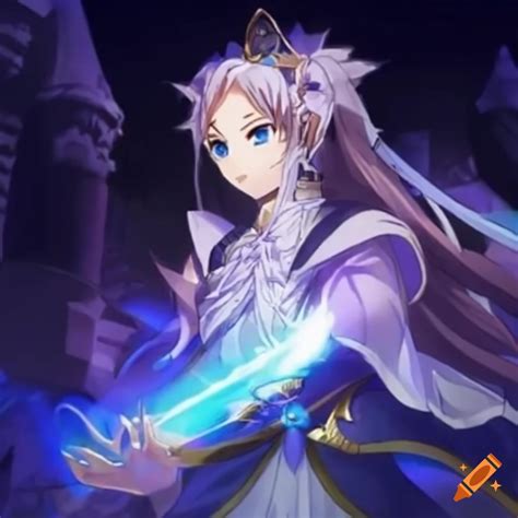 Anime Spirit Summoner Invoking Divine Help With Magic On Craiyon