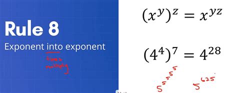 Exponent Into Exponent Rgre