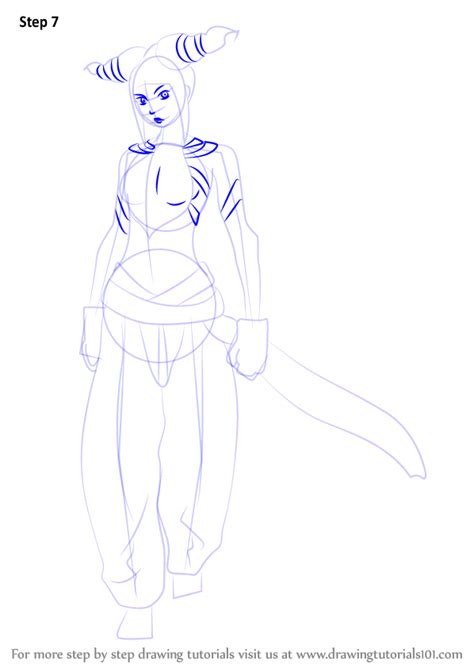 How To Draw Juri From Street Fighter Street Fighter Step By Step