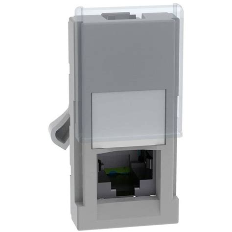 Toma De Datos Rj45 Bticino Matixgo Utp Cat6 1 Módulo Gris Jg4279c6 Leroy Merlin