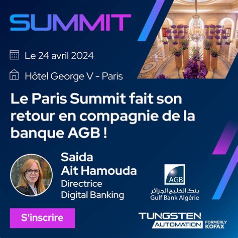 Tungsten Automation Summit Paris 2024 Tungsten Automation France