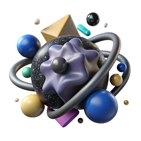 Beautiful Rustic Quantum Superfluidity Visualization Isolated Element