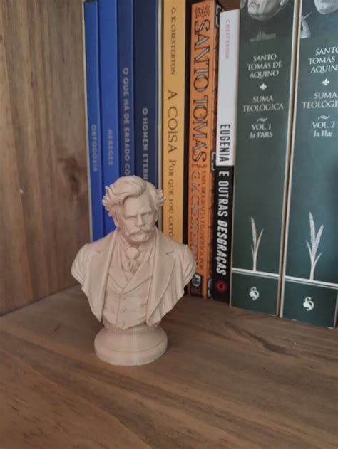 G K Chesterton Bust Free 3d Print Model Makerworld