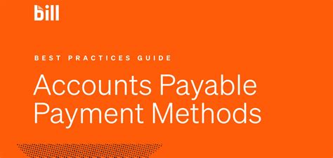 AP Payment Methods Best Practices Guide Whitepaper CPA Com