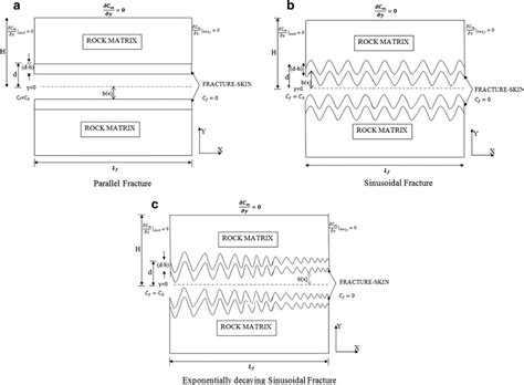 Schematic Representation Of Solute Transport In A Single Fracture With