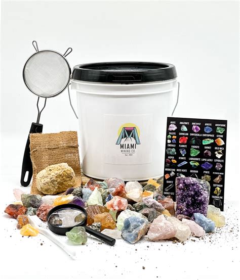 Gem Mining Kit 12 Pounds Of Adventure Discover Gems And Minerals With