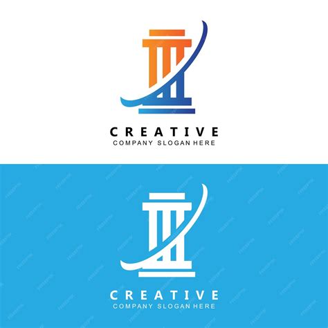 Premium Vector Business Pillar Column Logo Vector Symbol Icon