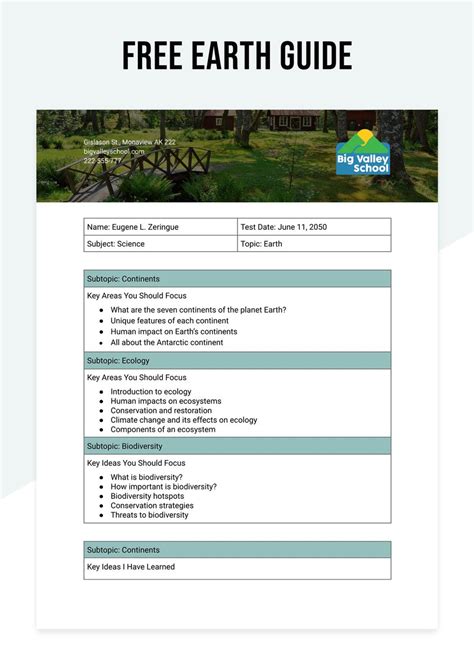 Editable Guide Templates In Word To Download