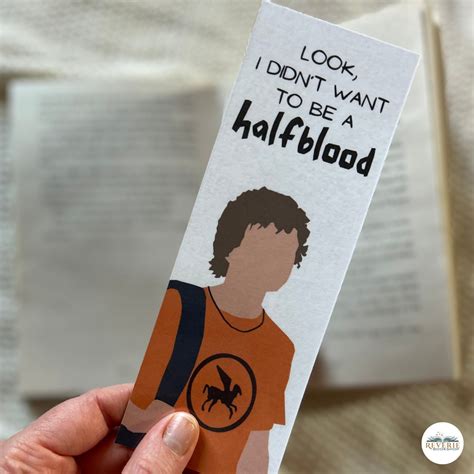 Percy Jackson Printable Bookmarks Paper Bookmarks Pdf Pjo Bookmark