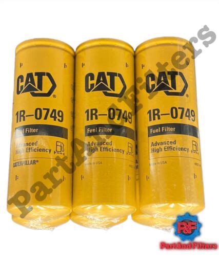 Caterpillar 1R0749 Fuel Filter CAT 1R-0749 (Pack of 6) | eBay