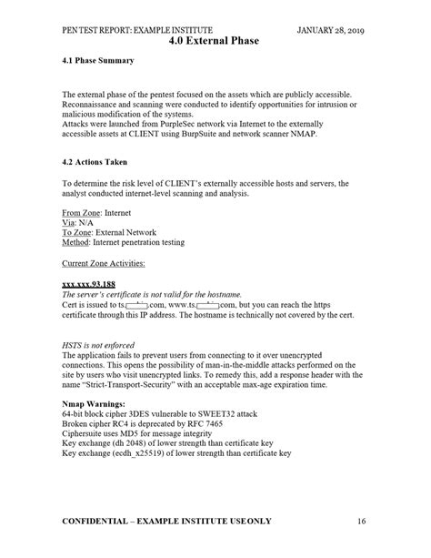 Free Sample Penetration Test Report Purplesec