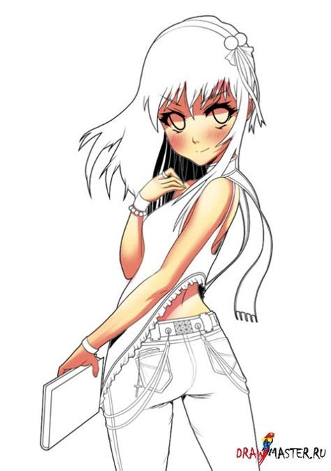 Palitra Рисуем девушку в стиле аниме