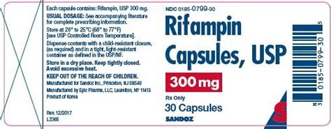 Rifampin 300mg Rx Products