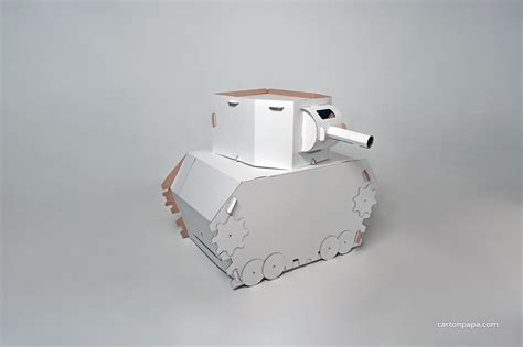 Большой картонный танк КВ-2