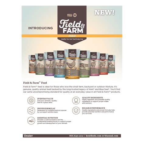 Field And Farm Product Info Sheets Kng Central