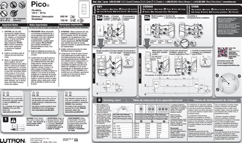 Lutron Electronics 0098 In Wall Dimmer User Manual 0301643b Indd