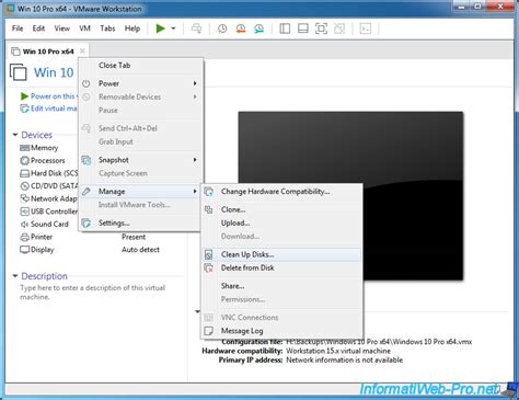 manage virtual hard disks map defragment expand clean up with