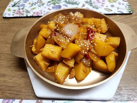 감자 조림 만들기 감자 깍뚝이 간장조림 만들기 감자 조림 만들기 감자 깍뚝이 간장조림 만들기