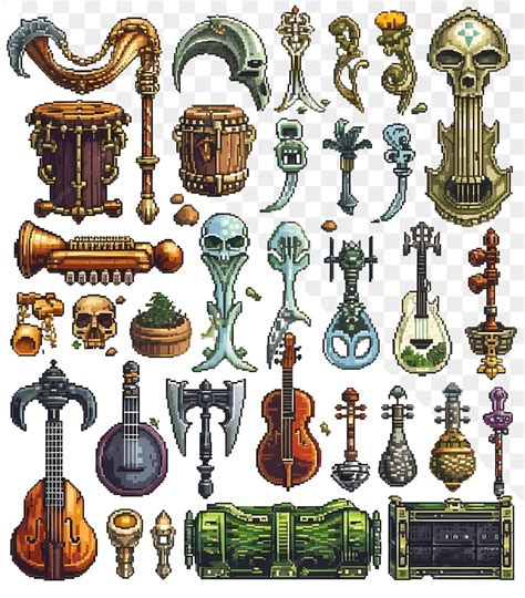 Premium Psd A Poster Of A Musical Instrument And Other Instruments