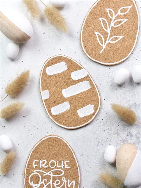 Diy Kork Osterei Untersetzer Love Decorations