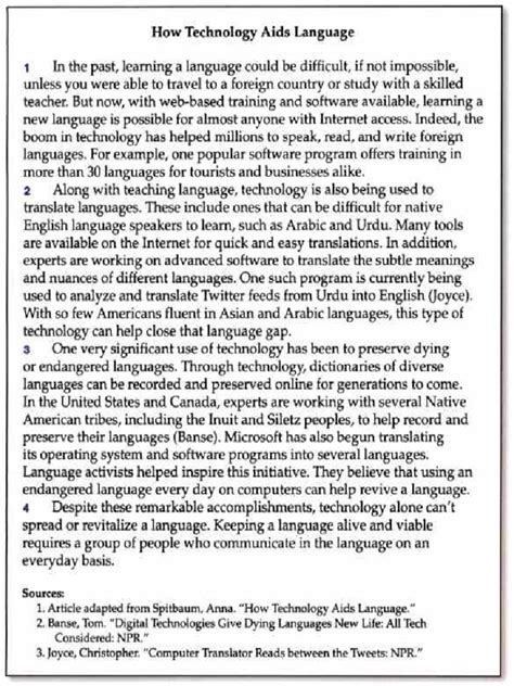 Writing Task Summary Pdf