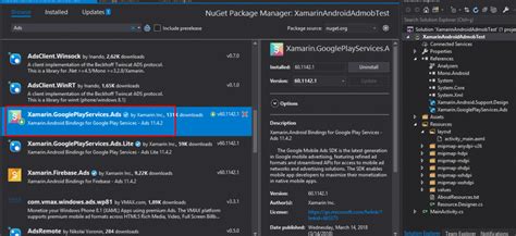 Xamarin Android Admob Banner Kullanımı Semih Çelikol