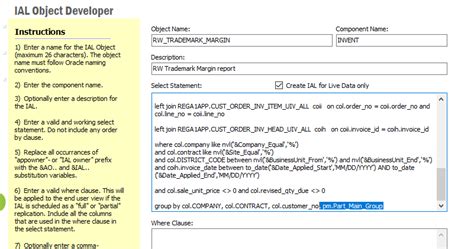 mapping ial to lobby data source designer ifs community
