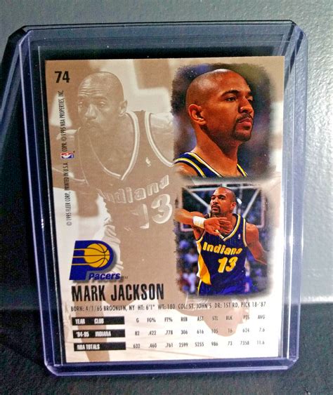 1995 96 Mark Jackson Fleer Ultra 74 Basketball Card Ebay