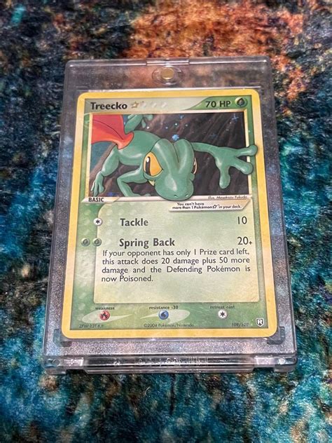 Treecko Gold Star Pokemon Card Hobbies Toys Toys Games On Carousell