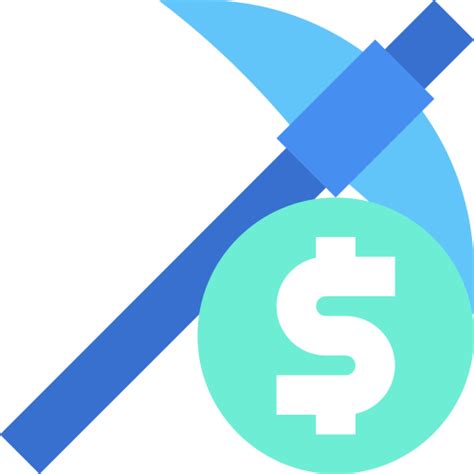 Mining Generic Blue Icon