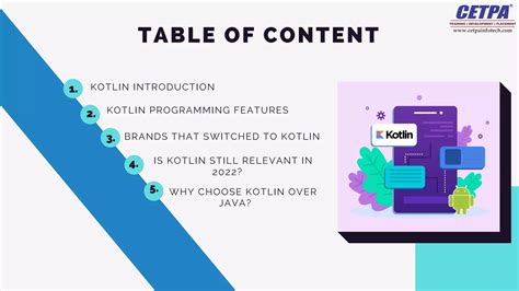 Kotlin Overview Ppt