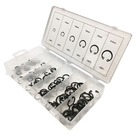 Snap Ring Assortment Kit Metric Internal Circlips External Retaining