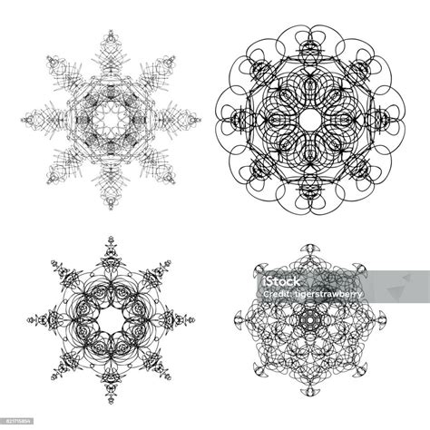 차크라 개념 집합입니다 영 성 그리고 화려한 만다라 손으로 그린 기호의 흰색 절연에 평화 불교 밀 교 플래시 문신 영 작품입니다 Om 대칭 기호 모조 요가 만다라 벡터입니다
