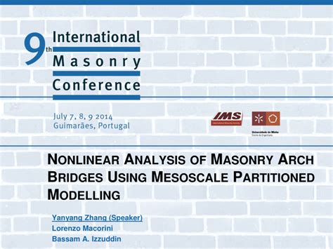 Pdf Nonlinear Analysis Of Masonry Arch Bridges Using Mesoscale Partitioned Modelling
