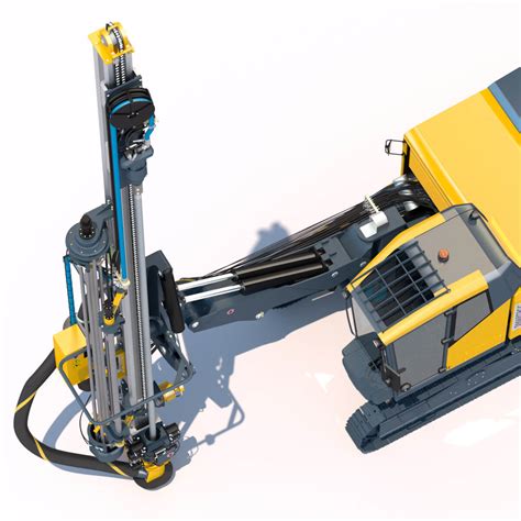 Surface Drill Rig For Quarrying And Mining Smartroc D65 3d Model By