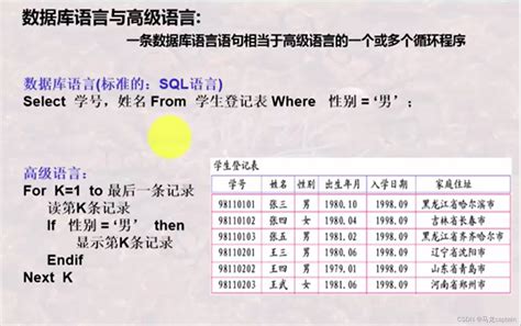 初步认识数据库 Csdn博客