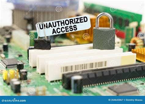 There Is A Sticker On The Motherboard That Says Unauthorized Access